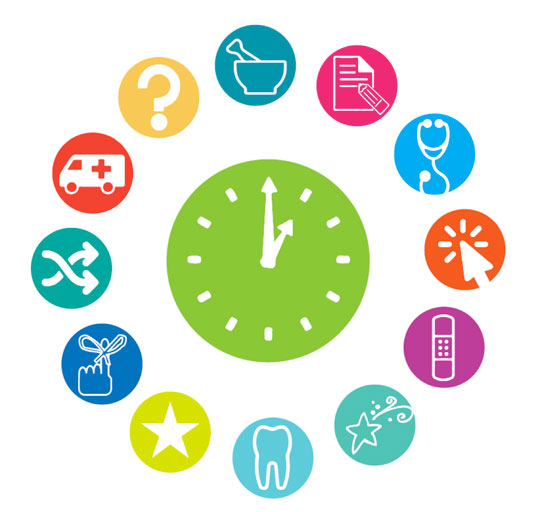 open-enrollment-clock style image | myMonarc - Health and Wellness
